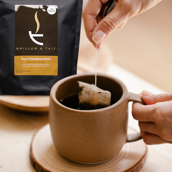 Pure Colombian Huila Coffee Bags x 20 pack - Spiller & Tait Coffee
